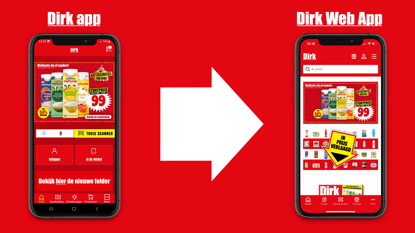 Dirk Web App: snel, eenvoudig en handig! | Dirk
